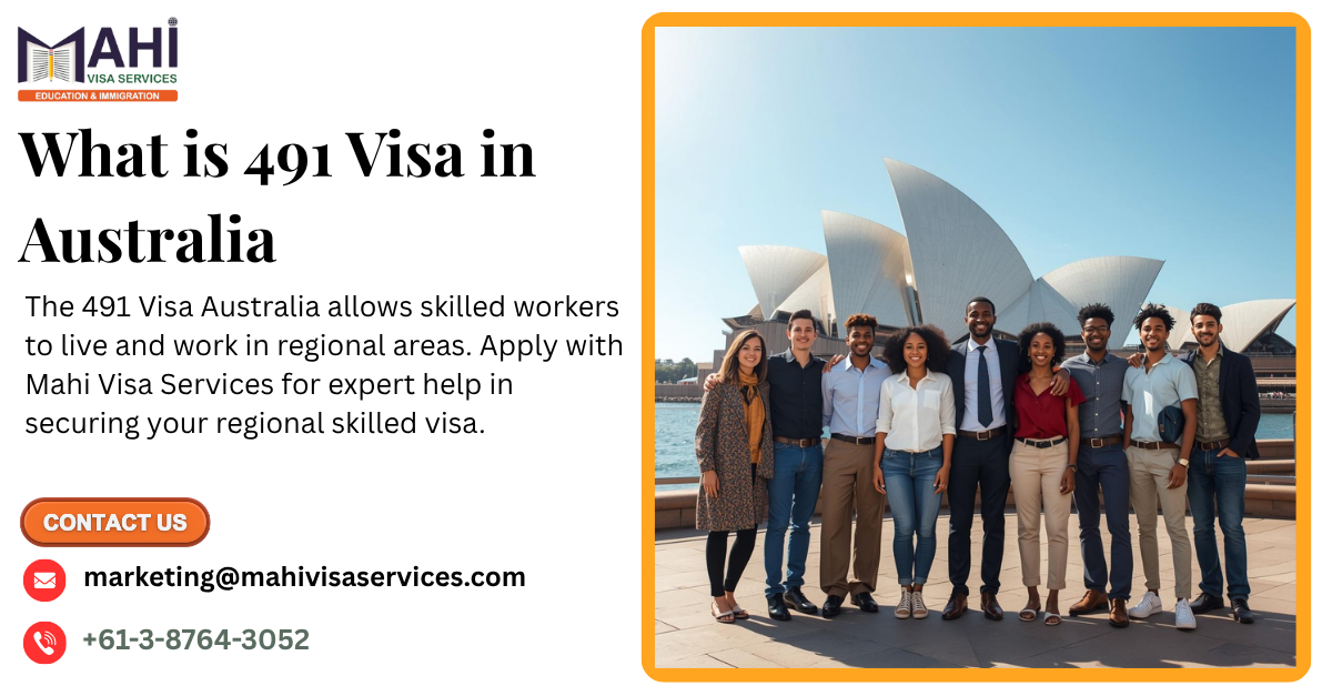 What is 491 visa in australia – Skilled Work Regional Pathway Explained